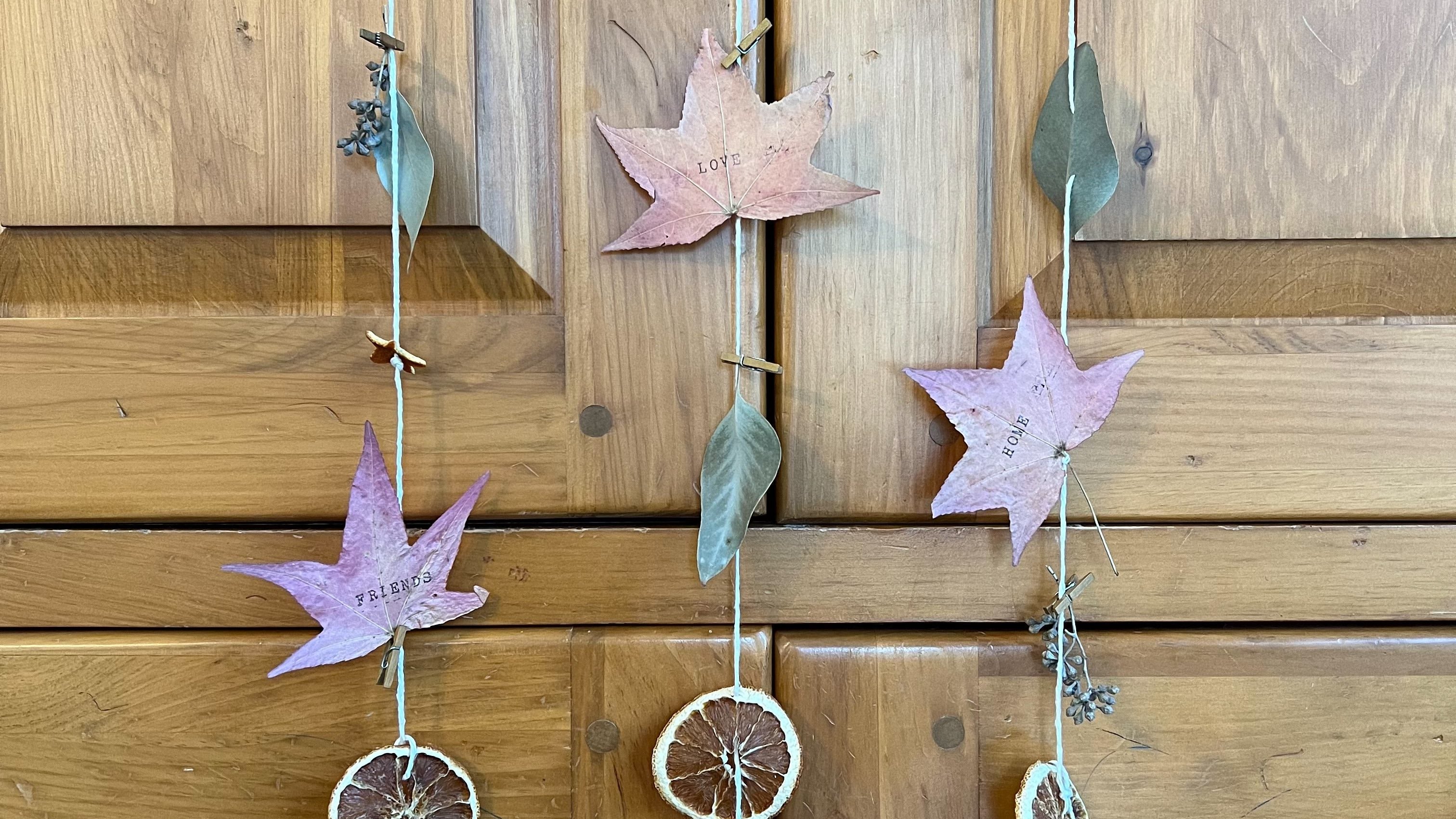 Autumn Nature Mobile - Birdie Spring | Chickadees Wooden Toys