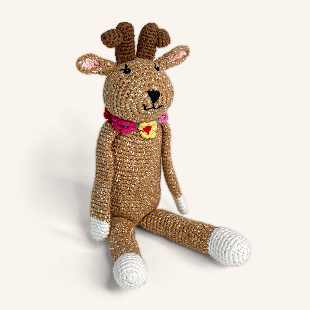 Woodland Deer Plush Toy | Chickadees Wooden Toys