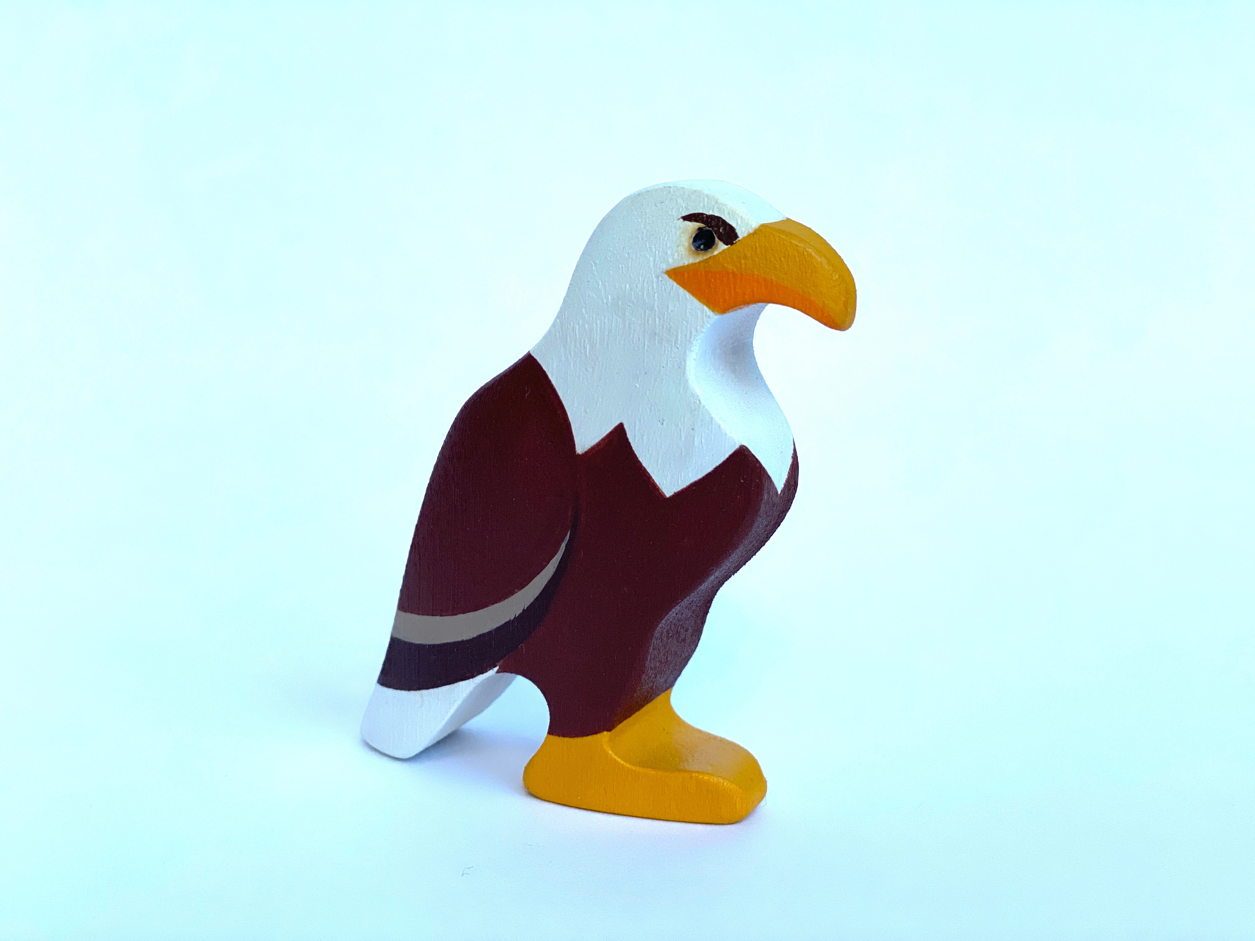 Wooden Eagle Figurine | Chickadees Wooden Toys