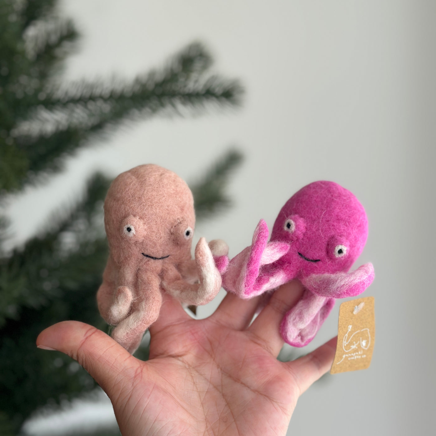 Octopus Finger Puppet | Chickadees Wooden Toys