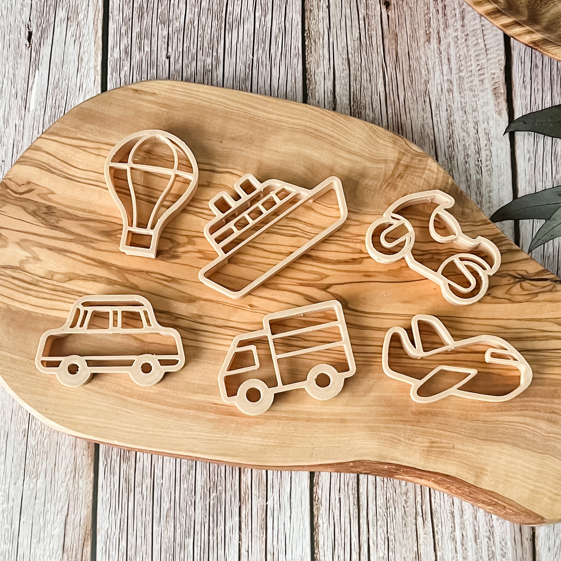 Mini Transport Eco Cutter Set | Chickadees Wooden Toys